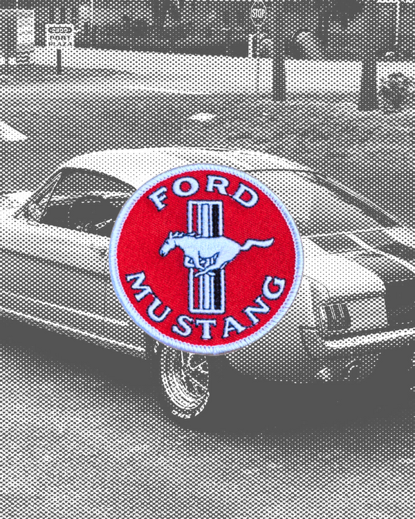 Red Ford Mustang Patch – RacewayHats