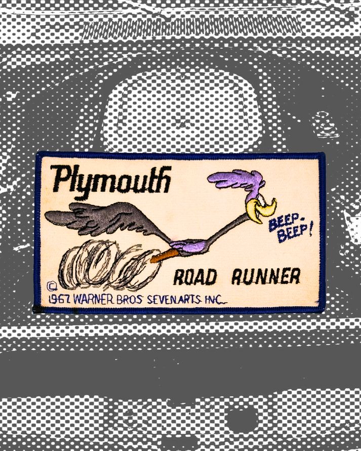 Vintage 60s Plymouth Road Runner Patch – RacewayHats