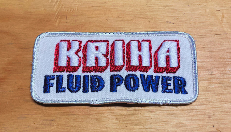 Vintage Kriha Fluid Power Patch – RacewayHats