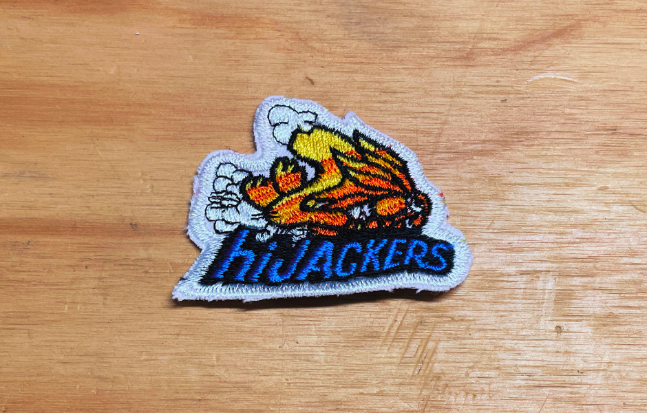 Vintage hijackers Shocks Patch - Small – RacewayHats